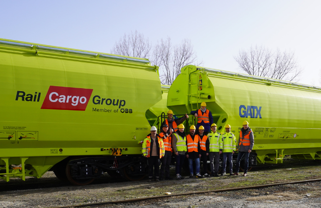 Dévoilement de notre nouveau type de wagon : Wagons céréalier de qualité pour le groupe ÖBB Rail ...